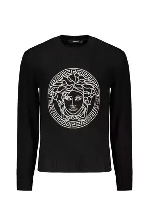 Versace Cotton Sweatshirt - Black