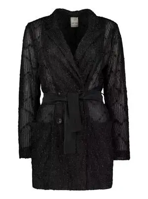 Lorena Antoniazzi Lace Coat - Black