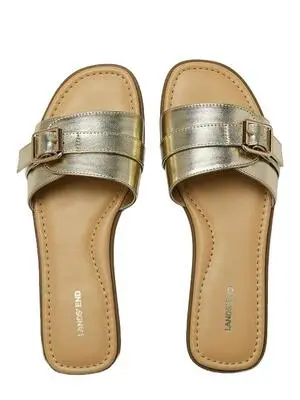 LANDS' END Lands' End Sunshine Slide Sandals