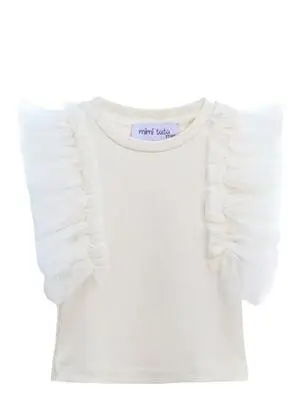 MIMI TUTU Mimi Tutu Tulle Frill T-Shirt