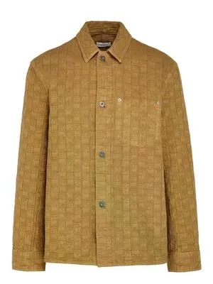 FERRAGAMO Monogram Shirt - Neutrals