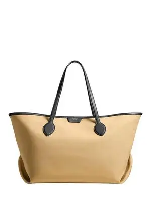 Khaite Amalia Medium Canvas Tote Bag - Black Honey