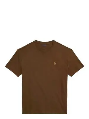 Polo Ralph Lauren Crew-neck Cotton T-shirt Brown