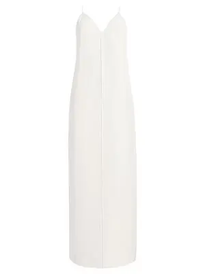 Khaite Tulula Maxi Dress Neutral