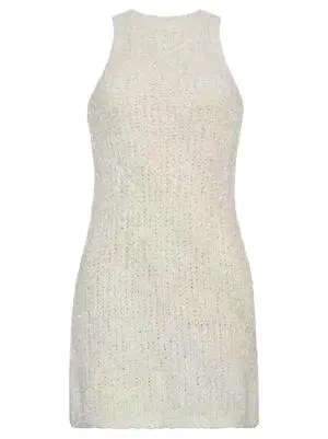 Adam Lippes Renata Mini Dress - White