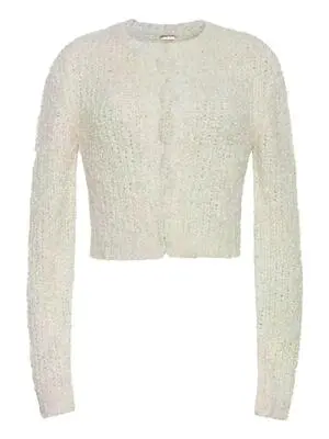 Adam Lippes Alice Silk Cardigan - Neutrals