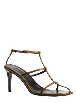 Khaite Khaite Cage Sandal Dark Olive