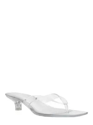 Steve Madden Steve Madden Tracie Kitten Heel Flip Flop Clear