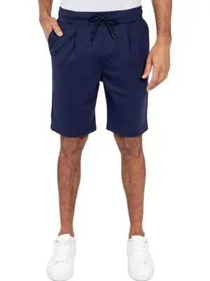 BROOKLYN BRIGADE Slim Fit Solid Drawstring Shorts - Navy