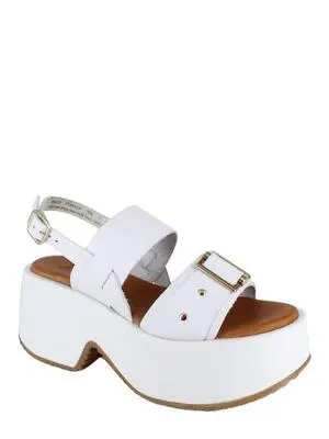 ZIGI Belixy Platform Sandal - Whte