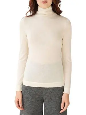 SSKEIN Turtleneck Pullover Ivory