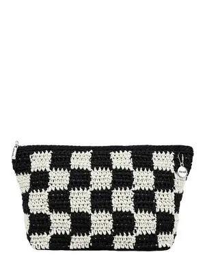 THE SAK The Sak Essential Medium Pouch Black Check