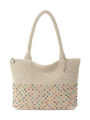 THE SAK The Sak Crafted Classics Carryall Bag Ecru Multi Beads
