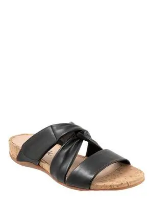 Softwalk Tallulah Slide Sandal - Black
