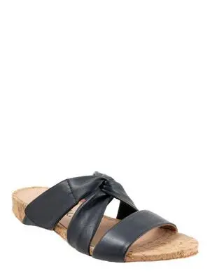 Softwalk Tallulah Slide Sandal - Navy