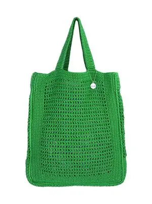 THE SAK Lanie Market Hand Crochet Tote Bag Kelly Green