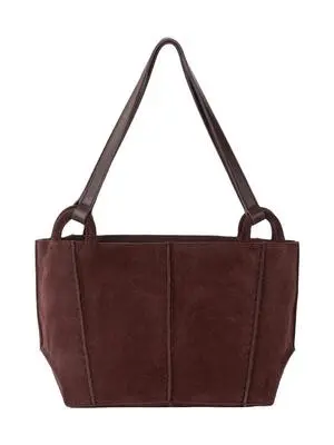 THE SAK Los Feliz Satchel - Mahogany Suede