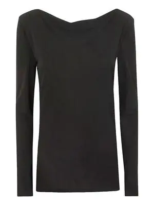 Alberta Ferretti Long-sleeve T-shirt - Black