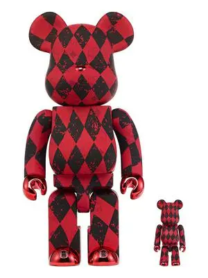 Mcm X Be@rbrick Harley Quinn 100% & 400% Set - Red