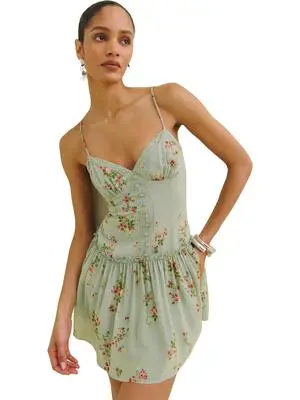 REFORMATION Reformation Citrus Mini Dress Hampstead