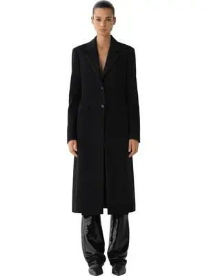 Veronica De Piante Freya Cashmere Coat - Black