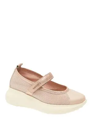 WONDERS Mesh And Leather Platform Flats - Palo/ Rame