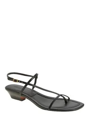 Madewell Maycie Asymmetric T-strap Sandal - True Black