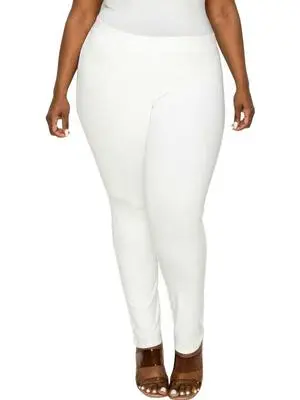 L I V D Ashley Ponte Leggings - Ivory