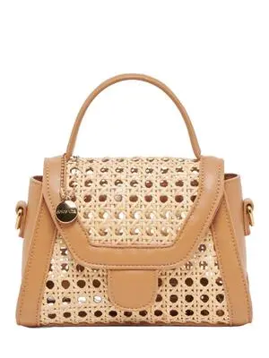 Dolce Vita Dolce Vita Tropez Wicker Top Handle Bag Natural