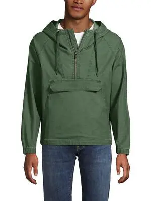 LANDS' END Ripstop Anorak - Estate Green