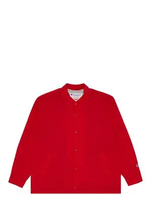 Supreme X Champion Coaches Jacket - Red
