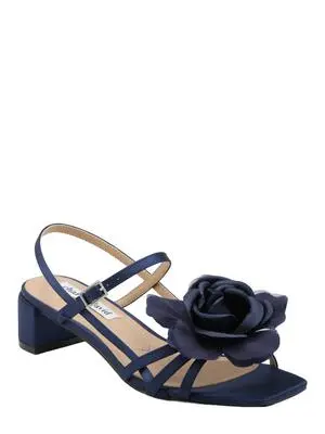CHARLES DAVID Deb Slingback Mary Jane Sandal - Navy