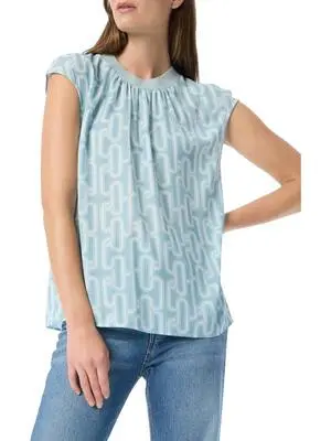 DO BY DEE OCLEPPO DO By Dee Ocleppo Emersyn Geo Print Top