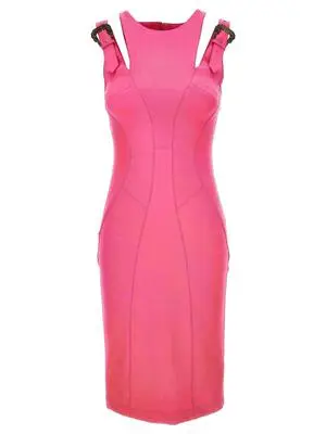 Versace Buckled Dress - Pink