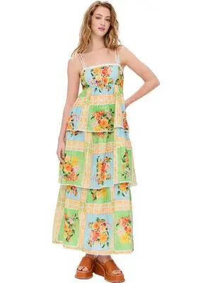 Show Me Your Mumu Peyton Midi Dress - Country Bouquet