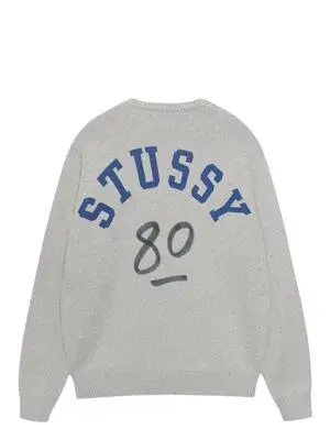 StÜssy Handwritten Sweater - Heather Grey