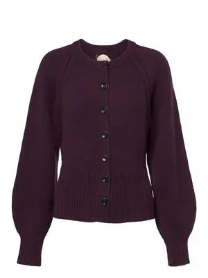 Jardin Des Orangers Cashmere Cardigan - Purple