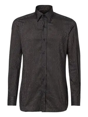 TOM FORD Tom Ford Pinstripe Silk Shirt