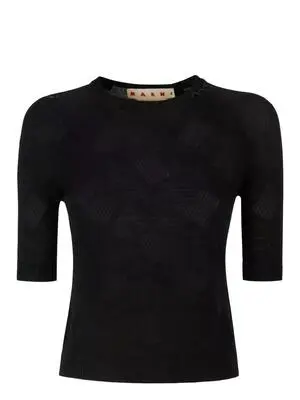 Marni Short-sleeve Top - Black