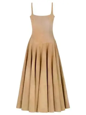 Marni A-line Midi Dress - Neutrals