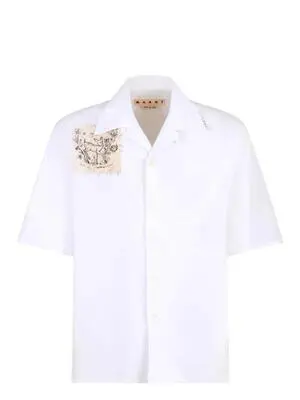 Marni Patch-detail Shirt - White