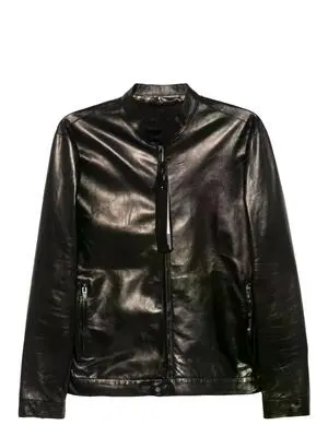 SALVATORE SANTORO Leather Jacket - Black