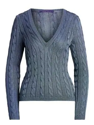 Ralph Lauren Cable-knit Jumper - Blue