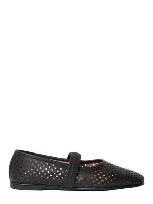 Stella McCartney Ryder Perforated Ballet Flats - Black