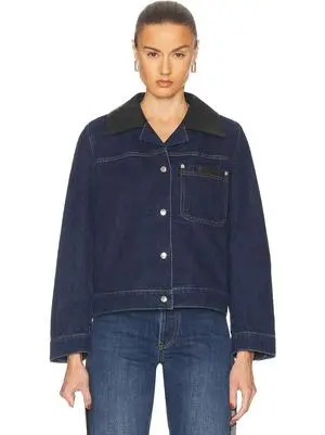 WALES BONNER Sea Denim Jacket - Indigo