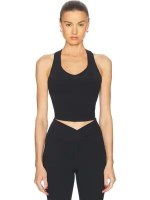 Year Of Ours Slope Tank Top - Black