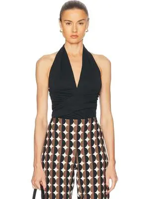 Carolina Herrera Halter Neck Top - Black