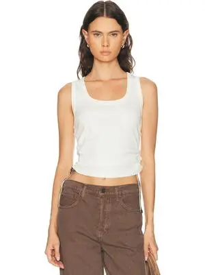 Burberry Tie Side Tank Top - Chalk