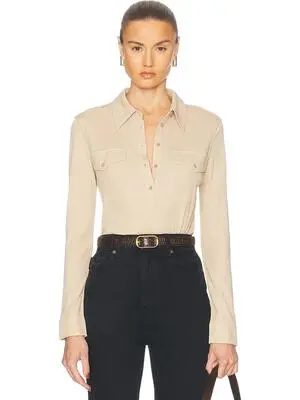 NILI LOTAN Lark Shirt - Khaki