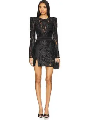 ZHIVAGO Belle Fleur Mini Dress - Black